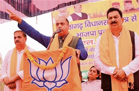 Its ‘son Of The Soil Vs ‘outsider In Nalagarh Bypoll Jai Ram Thakur
