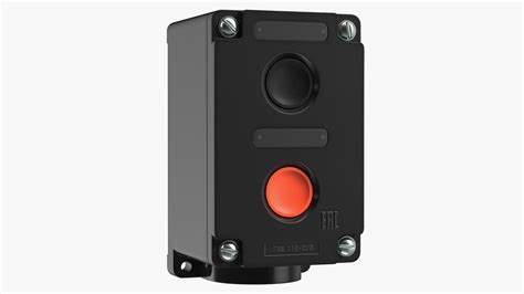 Push Button Industrial Switch 3d Model 29 3ds Blend C4d Fbx Max Ma Lxo Obj Free3d