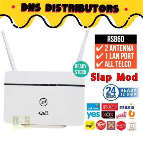 Ready Stock New Wifi 6 Modem Modified Unlimited Hotspot Rs860 4g