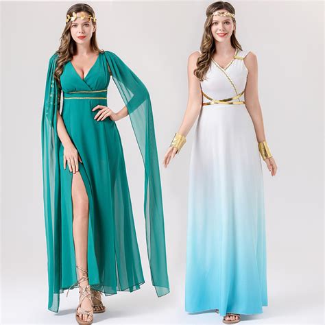 Halloween Feminino Sexy Antigo Deusa Grega Cosplay Trajes Medieval