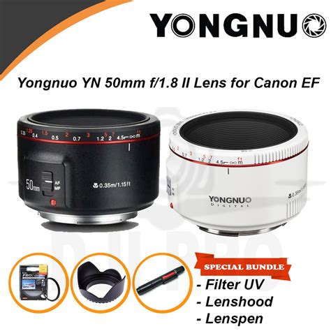 Jual LENSA FIX YONGNUO CANON YN MM F MARK II LENSA BOKEH Shopee Indonesia