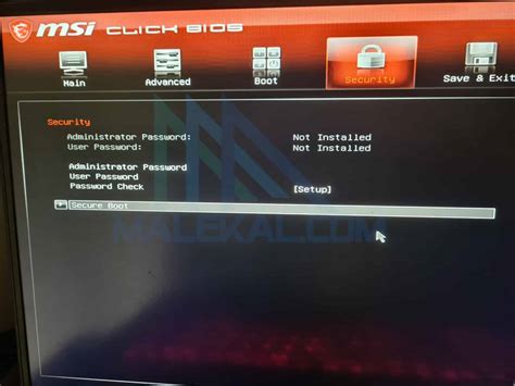 Comment activer désactiver le Secure Boot depuis le BIOS malekal
