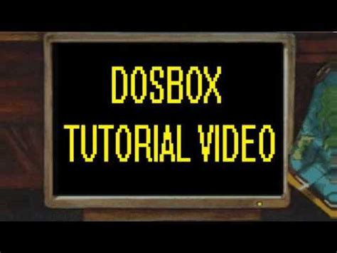 DOSBox Tutorial Video GET TO PLAY IN 3 MINUTES YouTube