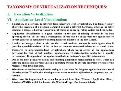 Unit 2 Virtualization Part Ipptx Operating Systems Computer Software And Applications