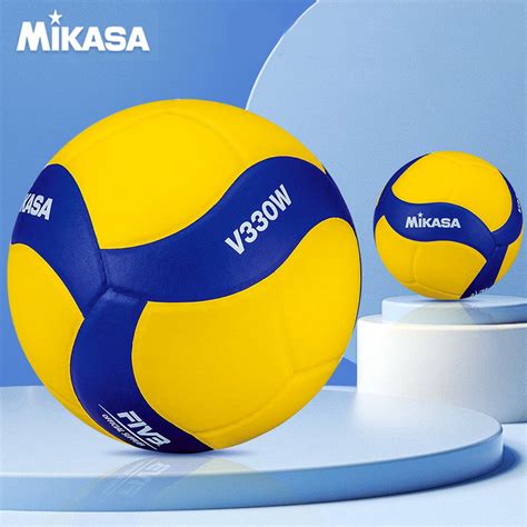 Mikasa V330w Volleyball Original Size 5 Volleyball Ball Leather