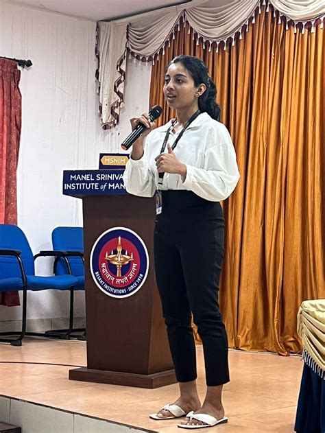 Guest Talk On Career And Life Skills By Mr Sherwin Maben Manel Srinivas Nayak Institute Of