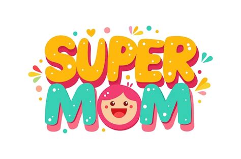 Premium Vector Mothers Day Svg Mom Life T Shirt Super Mom Happy