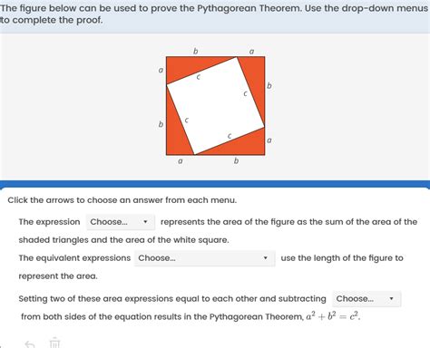 Solved The Figure Below Can Be Used To Prove The Pythagorean Chegg