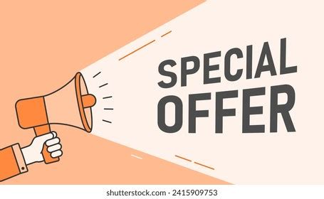 Banner Special Offer Advertisement Promotion Poster Stock Vector