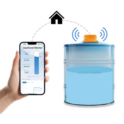 Ultrasonic Level Sensor With Water Pump Automatic Controller Alarm Monitoring Indicator Water