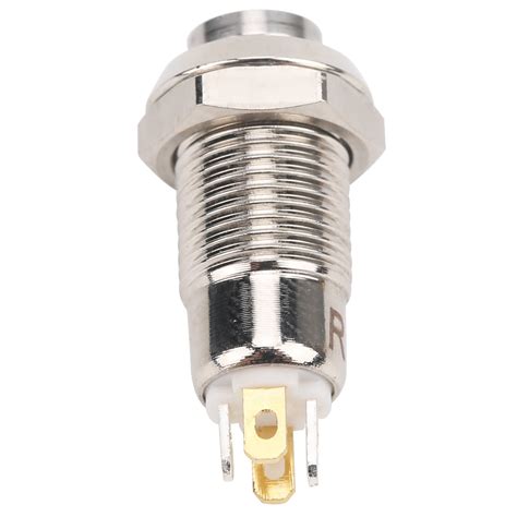 Higoodz Switch Push Button Safe Push Button Switch Metal Shell For LowCurrent Doorbells For