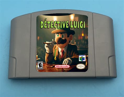 Detective Luigi N64 Video Game Usa Version 2dgamecity