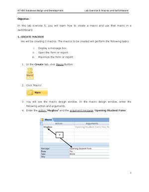 Lab Exercise 1 Objective In This Lab Exercise 1 You Will Learn How