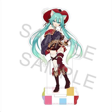 Hatsune Miku Acrylic Stand Cm Miku With Hat The Mad Shop