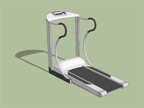 rehabilitation treadmill sketchup 3d model skp file download sketchupbox
