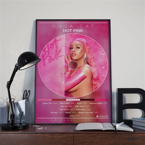 Doja Cat Poster Print Hot Pink Poster Album Cover Poster By