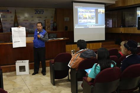 CNE Capacita A Observadores Electorales Nacionales Consejo Nacional Electoral CNE Ecuador