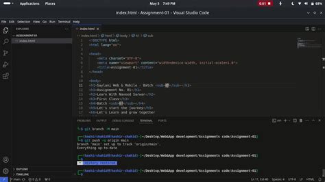 Video Hashir Shahid On Linkedin This First Project And Assignment Of