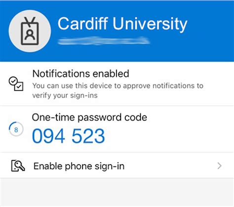 Using The Microsoft 365 Authenticator App Cardiff University