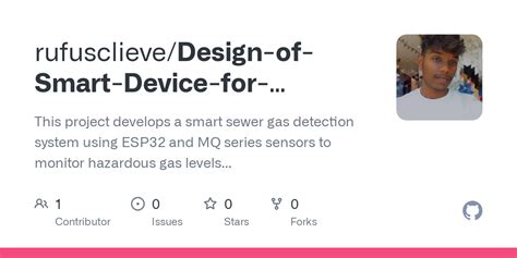GitHub Rufusclieve Design Of Smart Device For Sewers Gas Detection And Alert System This