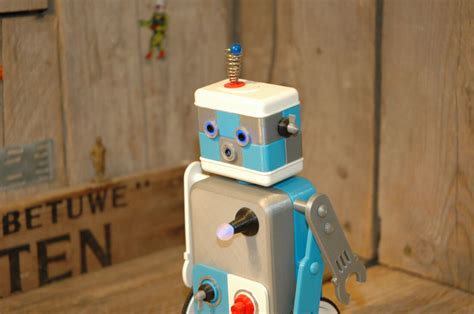 Vst Radar Master Robot 3d Printed Self Balancing Robot In Blue White No 1 Of 1 Vintage