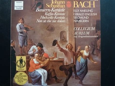 J S Bach Elly Ameling Gerald English Siegmund Nimsgern Collegium Aureum Vier Weltliche