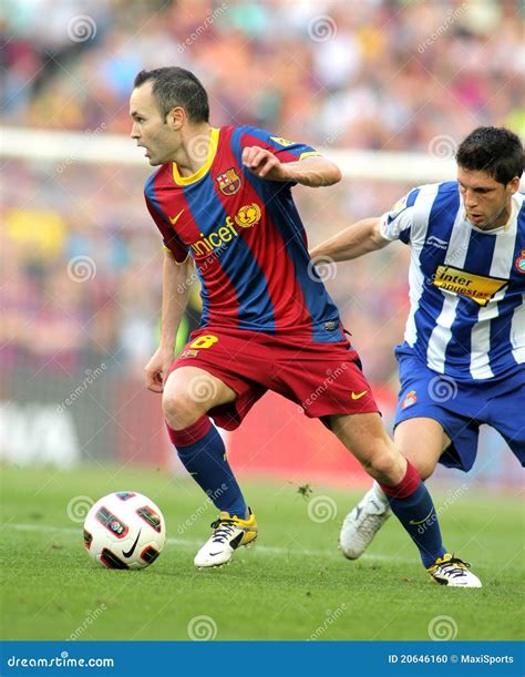 Andres Iniesta Of Fc Barcelona Editorial Image Image Of Andres