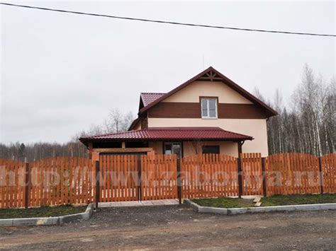 Купить деревянный забор по низкой цене C установкой дешево в Москве и Туле