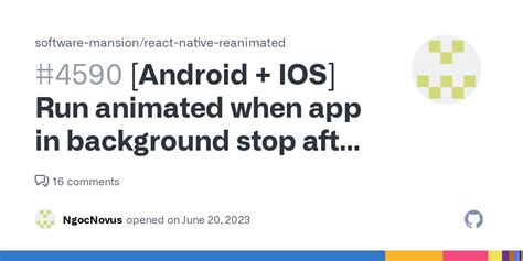 Android Ios Run Animated When App In Background Stop After Long
