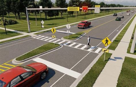 Advanced Crosswalk System Installed At East University Avenue In