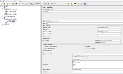 Jmeter Automatically Execute Test Scenarios And Send All Test Result