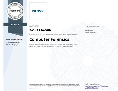 Computer Forensics Certificate