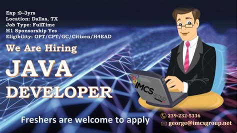Hiring Java Developers George Joseph