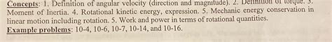 Solved Definition Of Angular Velocity Direction And Chegg