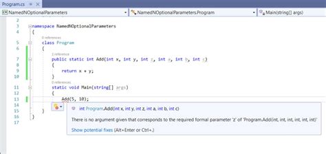How To Use Named And Optional Parameters In C Envo App