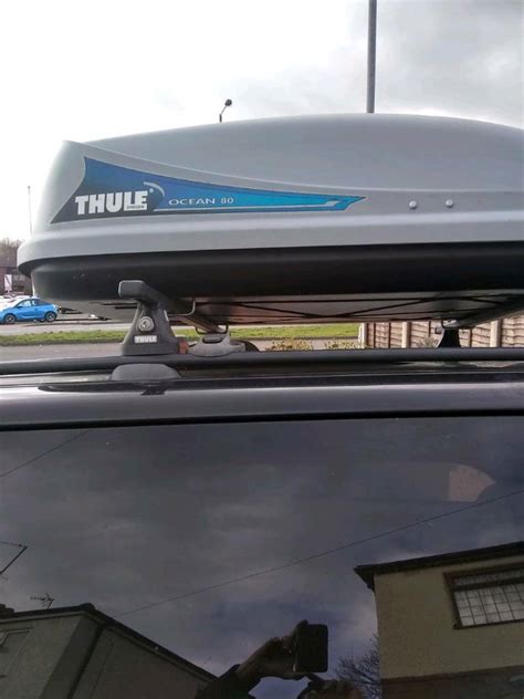 THULE CAR ROOF BOX{THULE OCEAN 80} | in Newcastle-under-Lyme ...