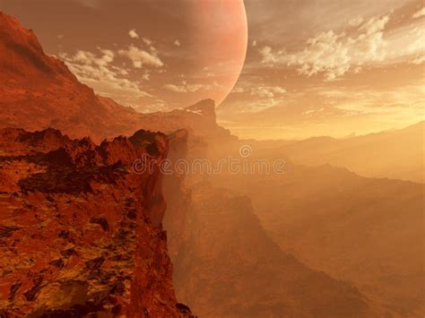 Red Planet Landscape Stock Illustration Illustration Of Dust 2474863