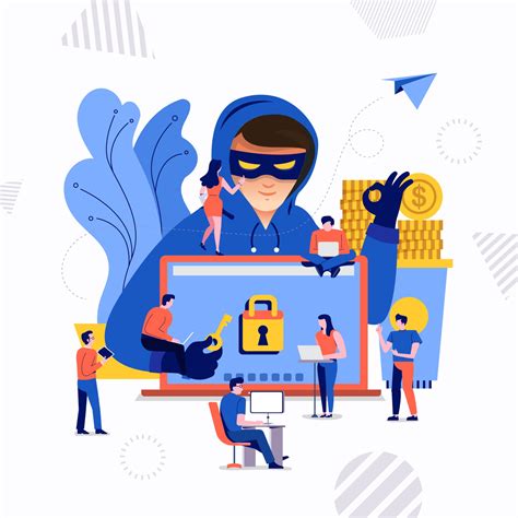 Cyber Hacker Concept 2179068 Vector Art At Vecteezy