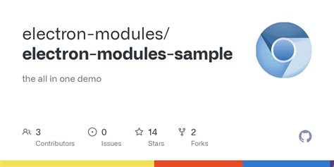 Github Electron Moduleselectron Modules Sample The All In One Demo