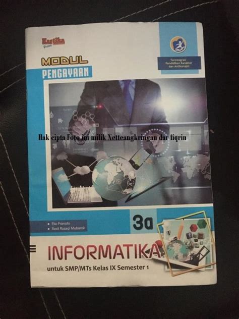 Lks Informatika Kelas 9 Semester 1 Smpmts K13 Rev 2018 Kartika Eko P 1