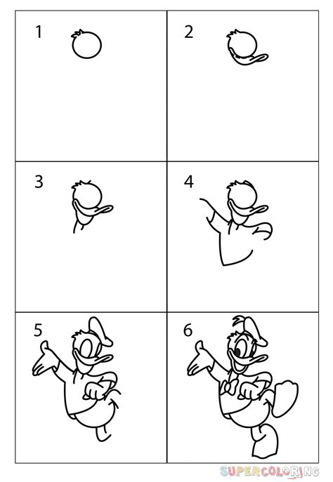 How To Draw Donald Duck