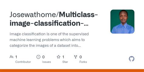 github josewathome multiclass image classification using transfer