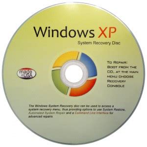How To Make Windows XP Recovery Disk