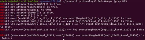 Eap Aka Unsafe Proverif Results Download Scientific Diagram