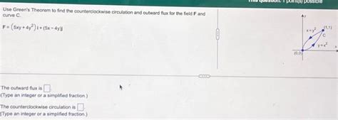 solved use green s theorem to find the counterclockwise