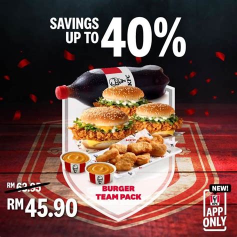 Kfc 推出12月份超值套餐😍！炸鸡汉堡折扣高达40！ Leesharing