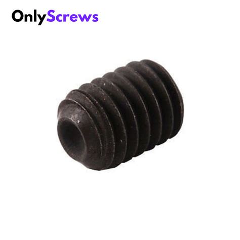 M3 X 3mm Grub Screw Ms Black Oxide Dia 3mm Length 3mm Onlyscrews