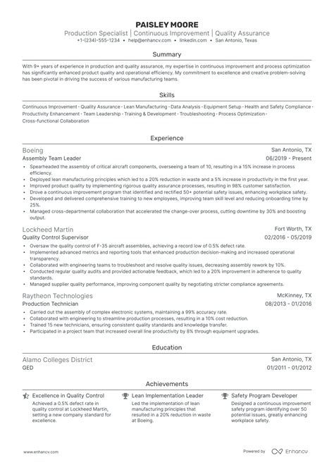 5 Machine Operator Resume Examples Guide For 2024 5 Machine Operator Resume Examples Guide For 2024
