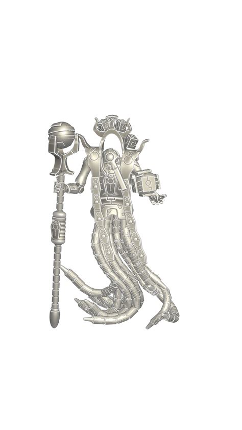 Obj File Chronomancer Necron ・3d Printable Model To Download・cults