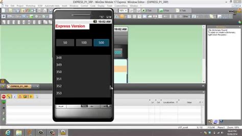 Crear Listbox En Windev Mobile Youtube